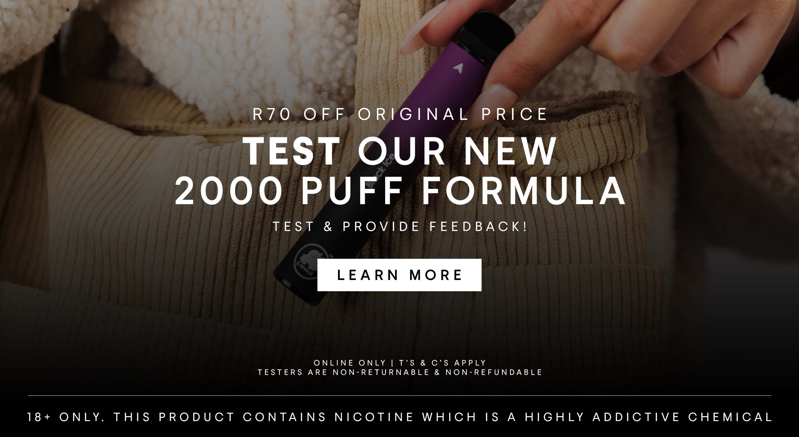 E-XHALE | South African Designed | Disposable vape pod | FREE shipping