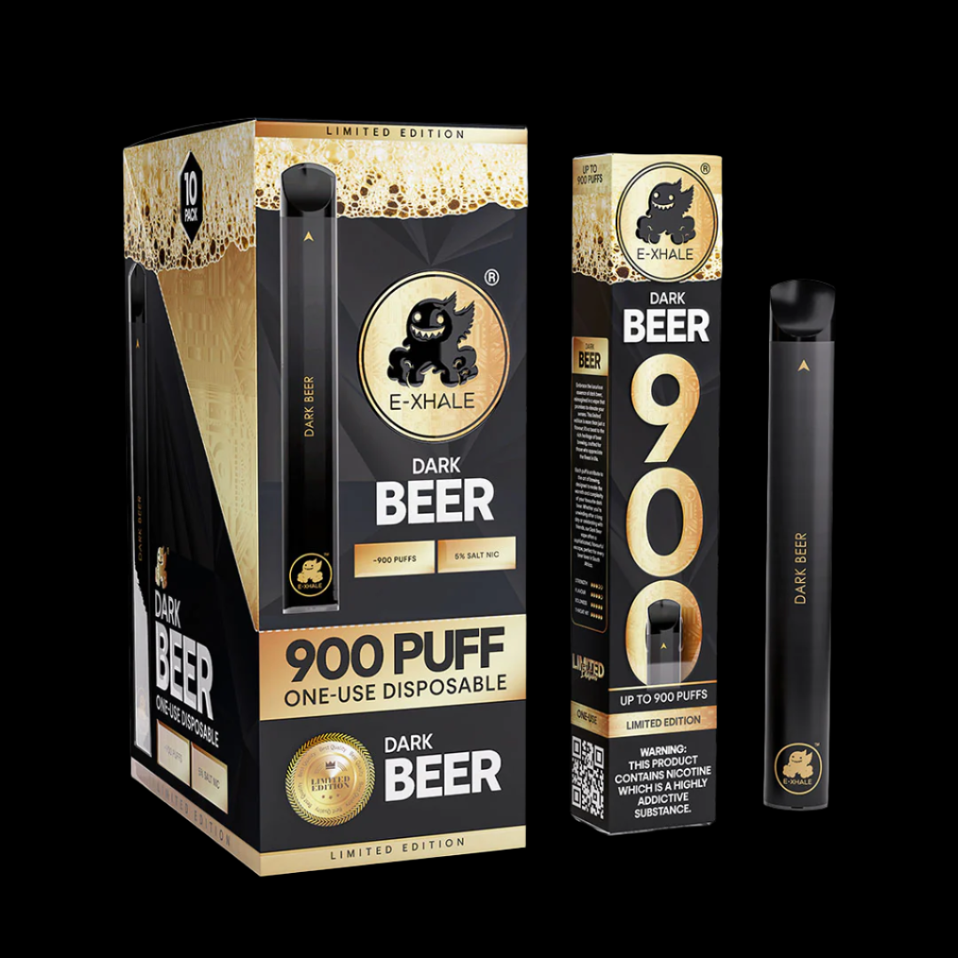 E-XHALE® Apple Peach 900 Puff Disposable Vape