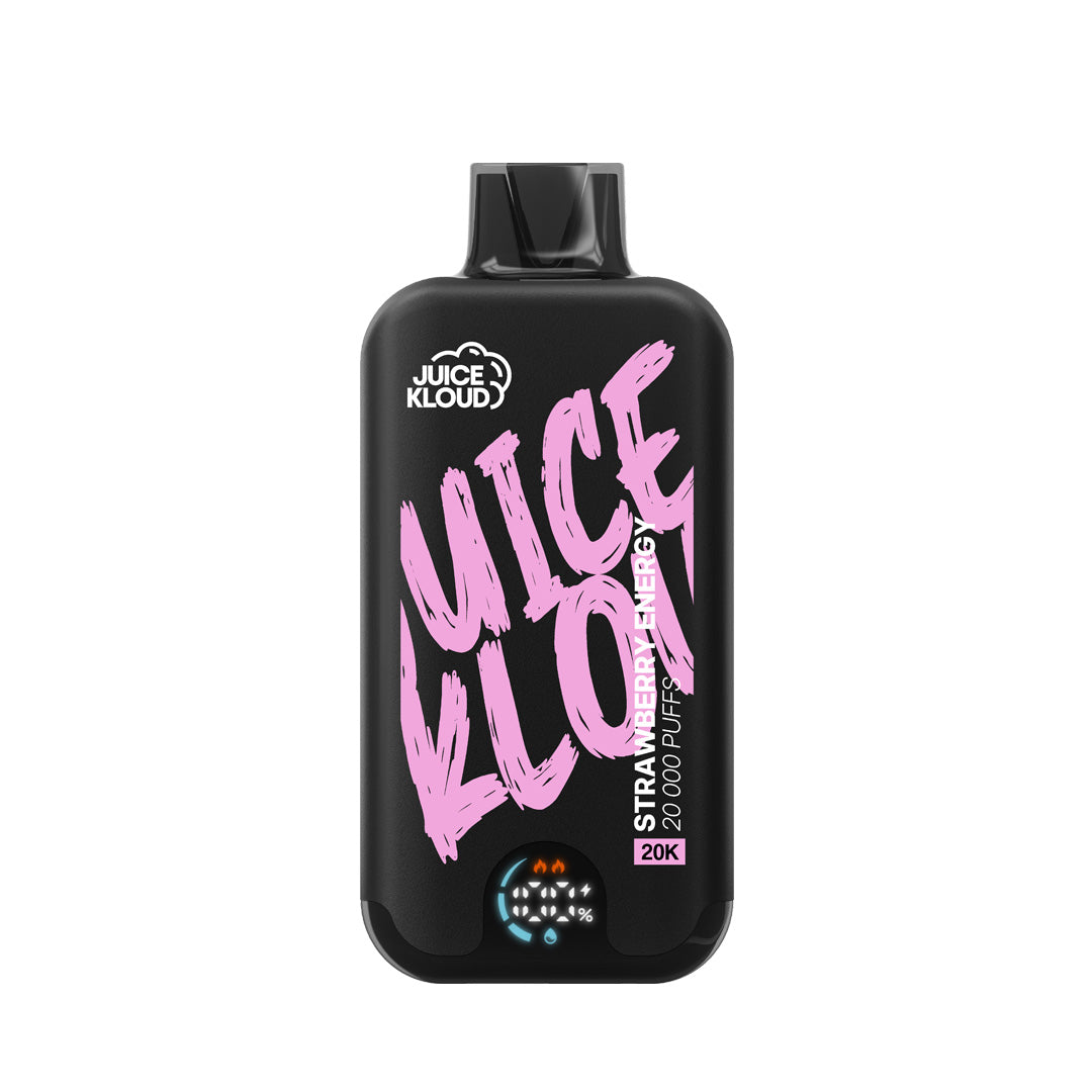 Juice Kloud® Strawberry Energy 20 000 Puff Vape – E-XHALE