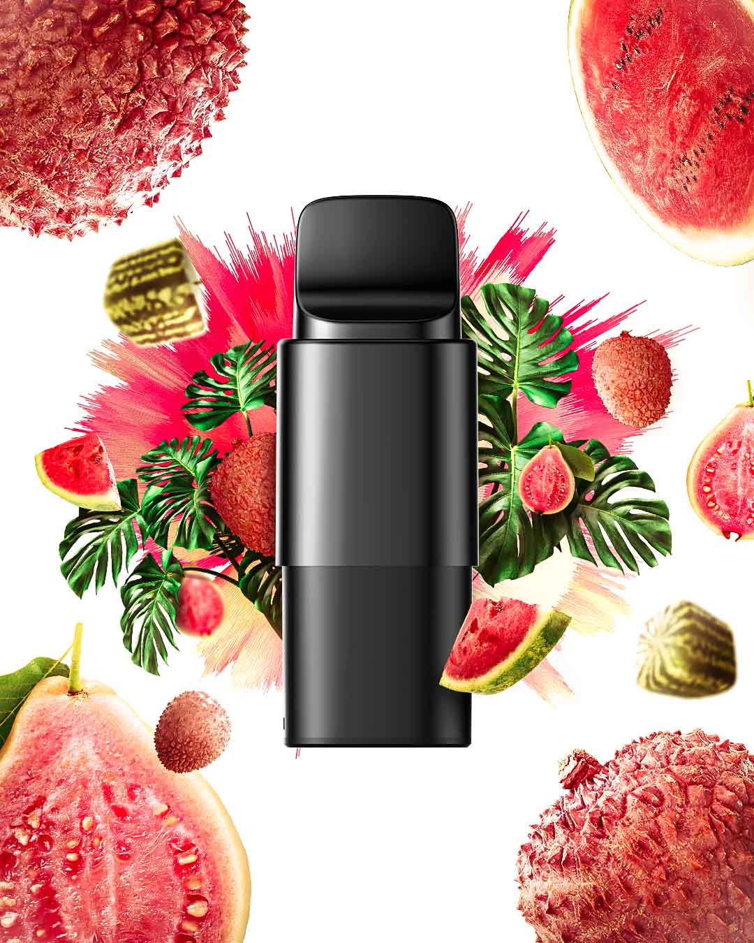 E-XHALE POD MAX: TIGERS BLOOD. LYCHEE GUAVA WATERMELON. 3500 PUFF POD.